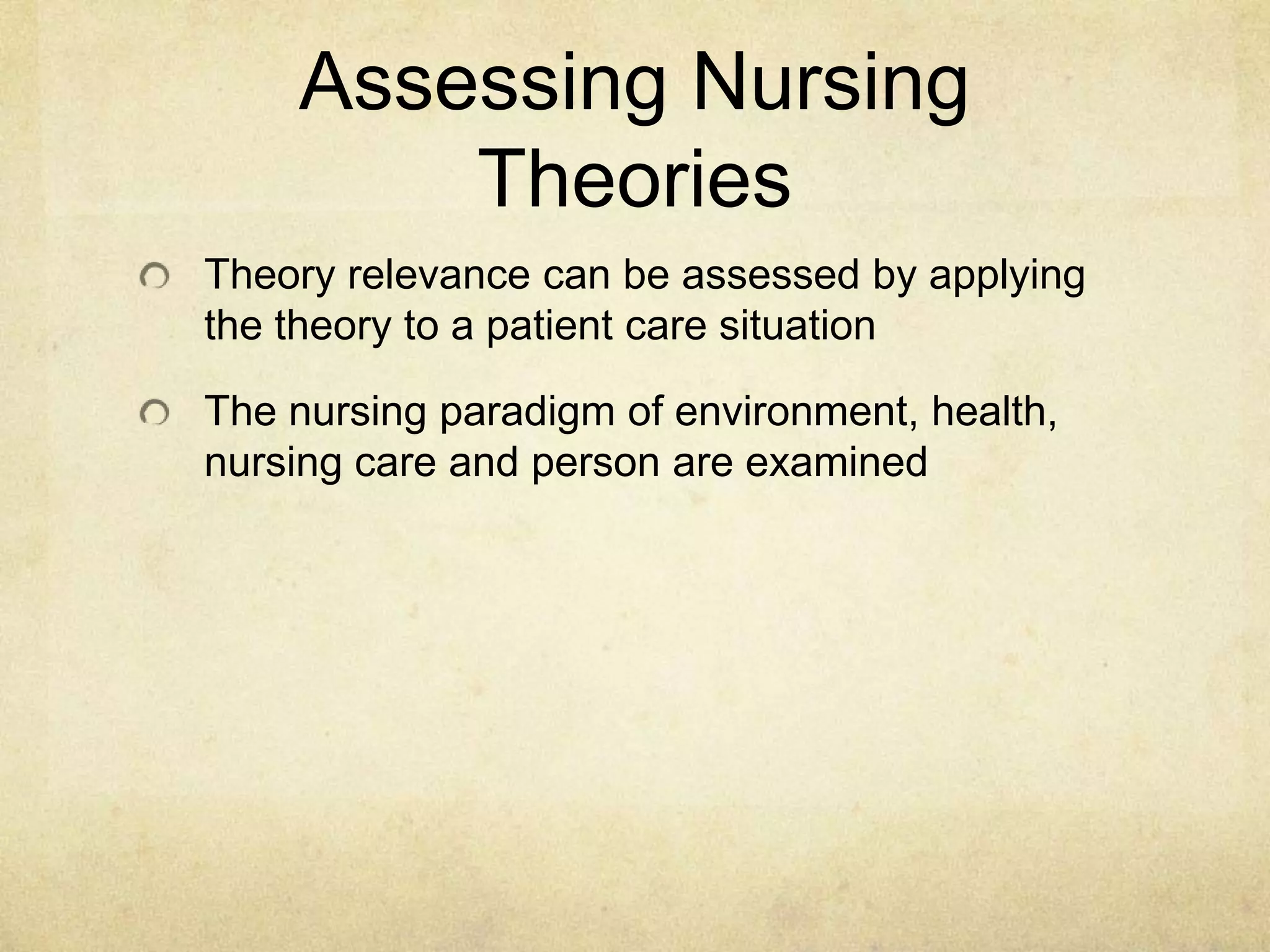 Uscu nursing theory what is it | PPTX