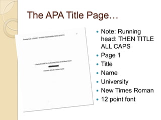 Uscu paperwork apa tl eval | PPT
