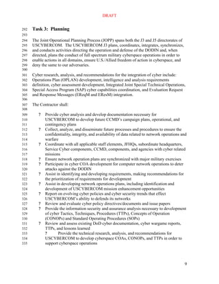 Uscybercom omnibus task order vendors | PDF