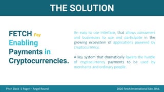 Fetch payments Pitch Deck | PDF