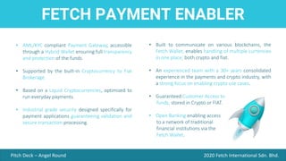 Fetch payments Pitch Deck | PDF