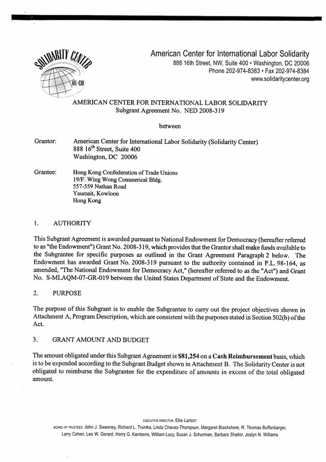 Usd 81254 elizabeth tang - ned hkctu 2008 subgrant w new budget signed ...