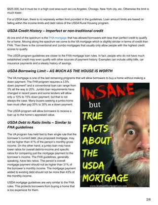 USDA Mortgage Facts Home Buyers Should Know | PDF