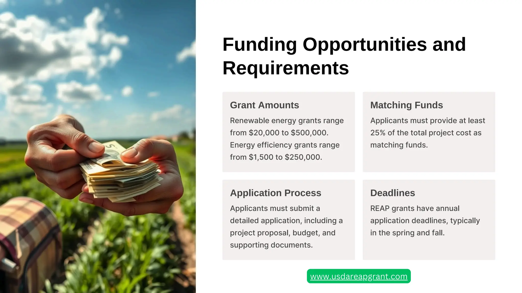 USDA REAP Grant: Powering Rural America | USDA | PPT