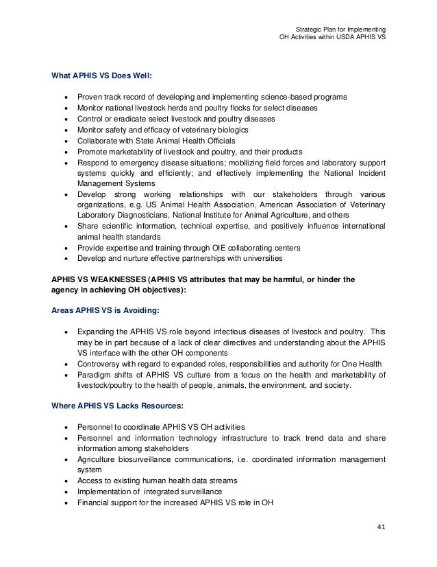 USDA APHIS Veterinary Vervice: One Health call to action