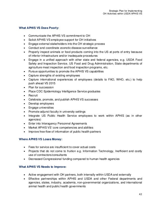 USDA APHIS Veterinary Vervice: One Health call to action