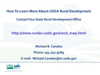 USDA Rural Development | PPT