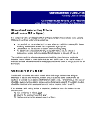 USDA Guidelines | PDF