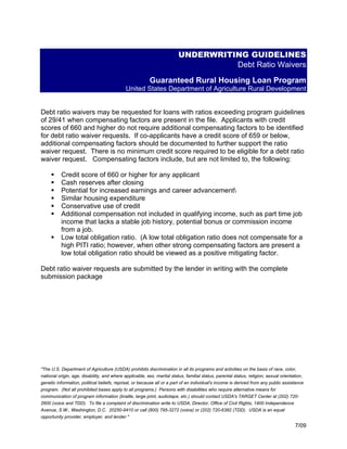 USDA Guidelines | PDF