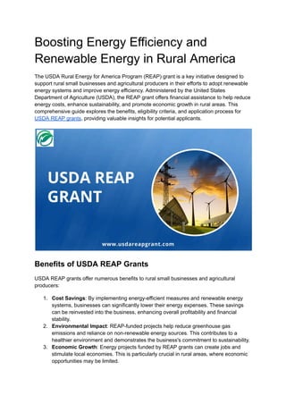 Empowering Rural Energy Efficiency and Sustainability | PDF