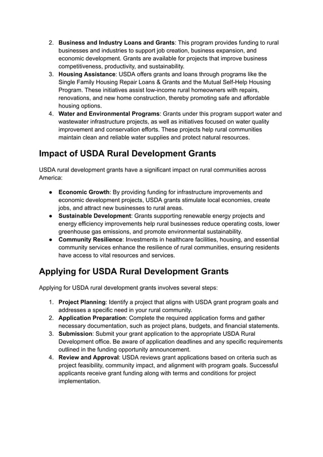 Empowering Growth and Sustainability in Rural Communities | PDF