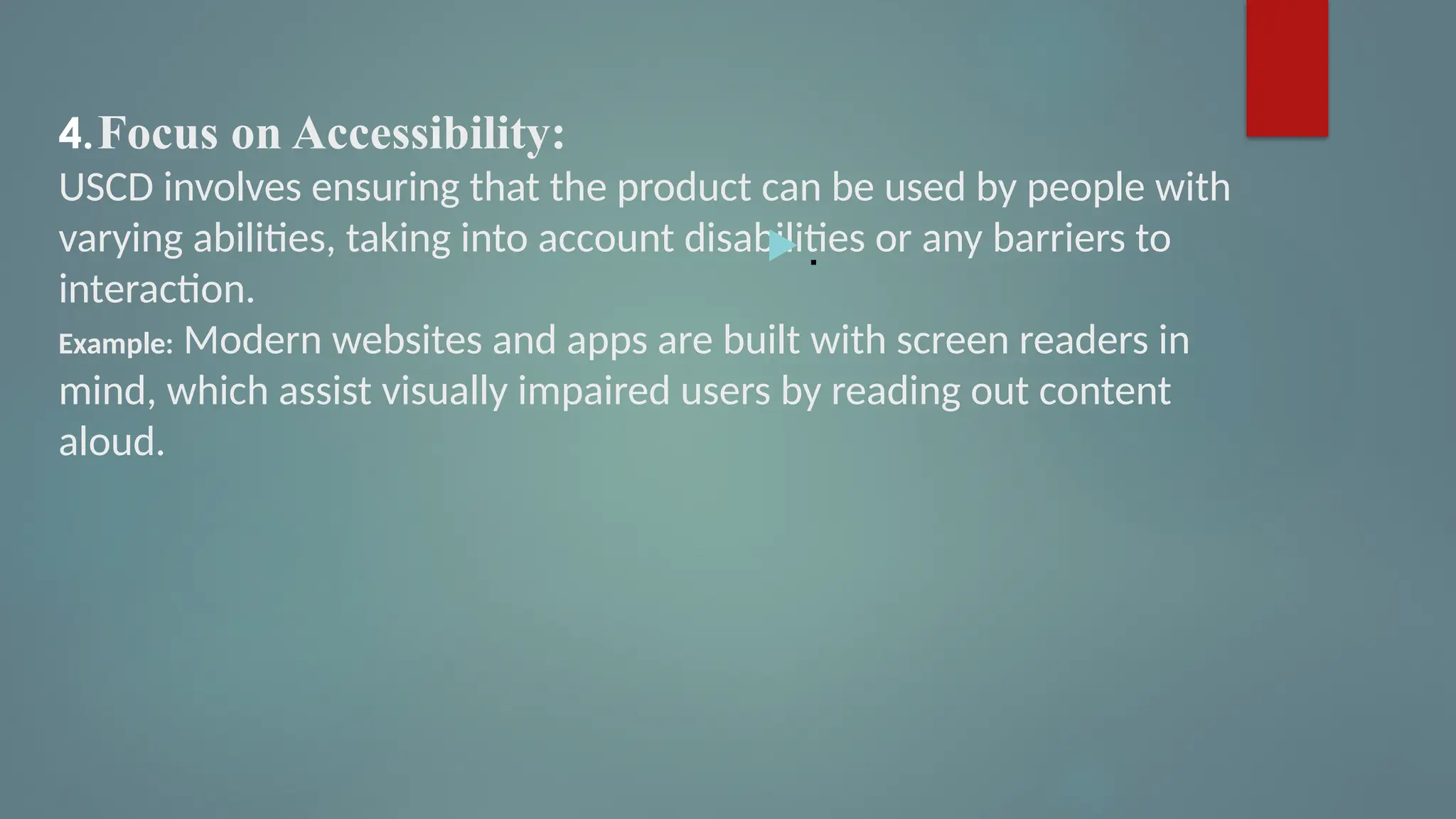 user centered design system- UCDS USER D | PPTX