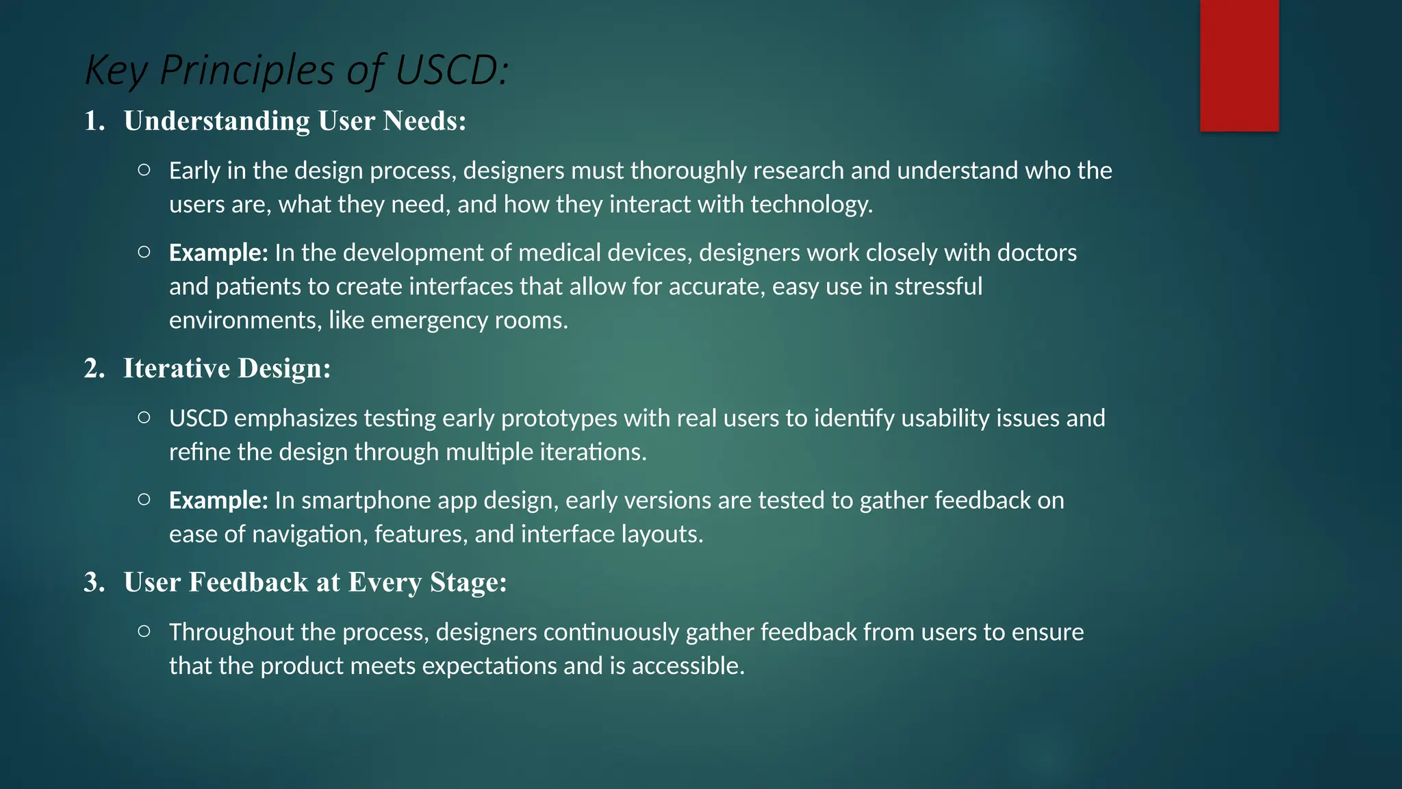 user centered design system- UCDS USER D | PPTX