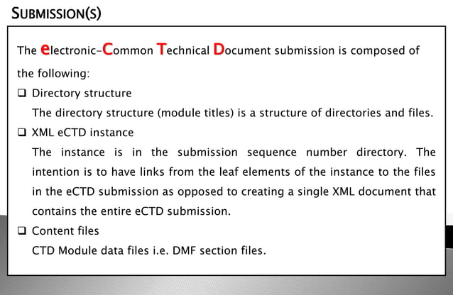 US DMF Preparation and submission | PPTX