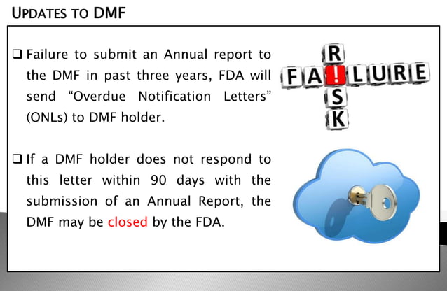 US DMF Preparation and submission | PPTX