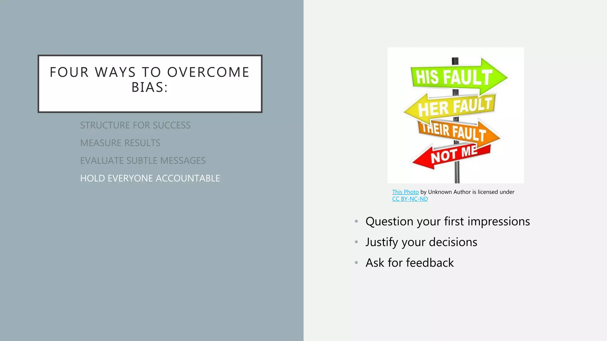 Unconscious Bias Training | PPTX