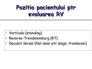 Us Doppler in evaluarea refluxului venos | PPT
