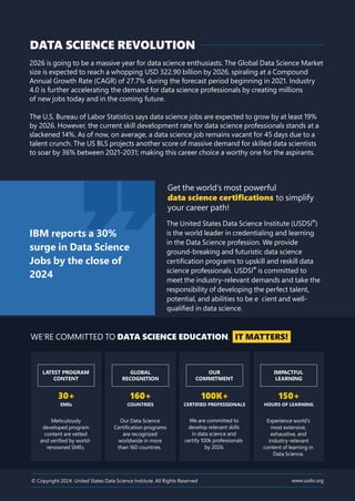 CERTIFICATIONS FOR DATA SCIENCE PROFESSION | PDF