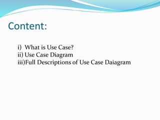 Use Case in Software Engineering | PPTX