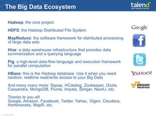 Talend Big Data Capabilities Overview | PPTX