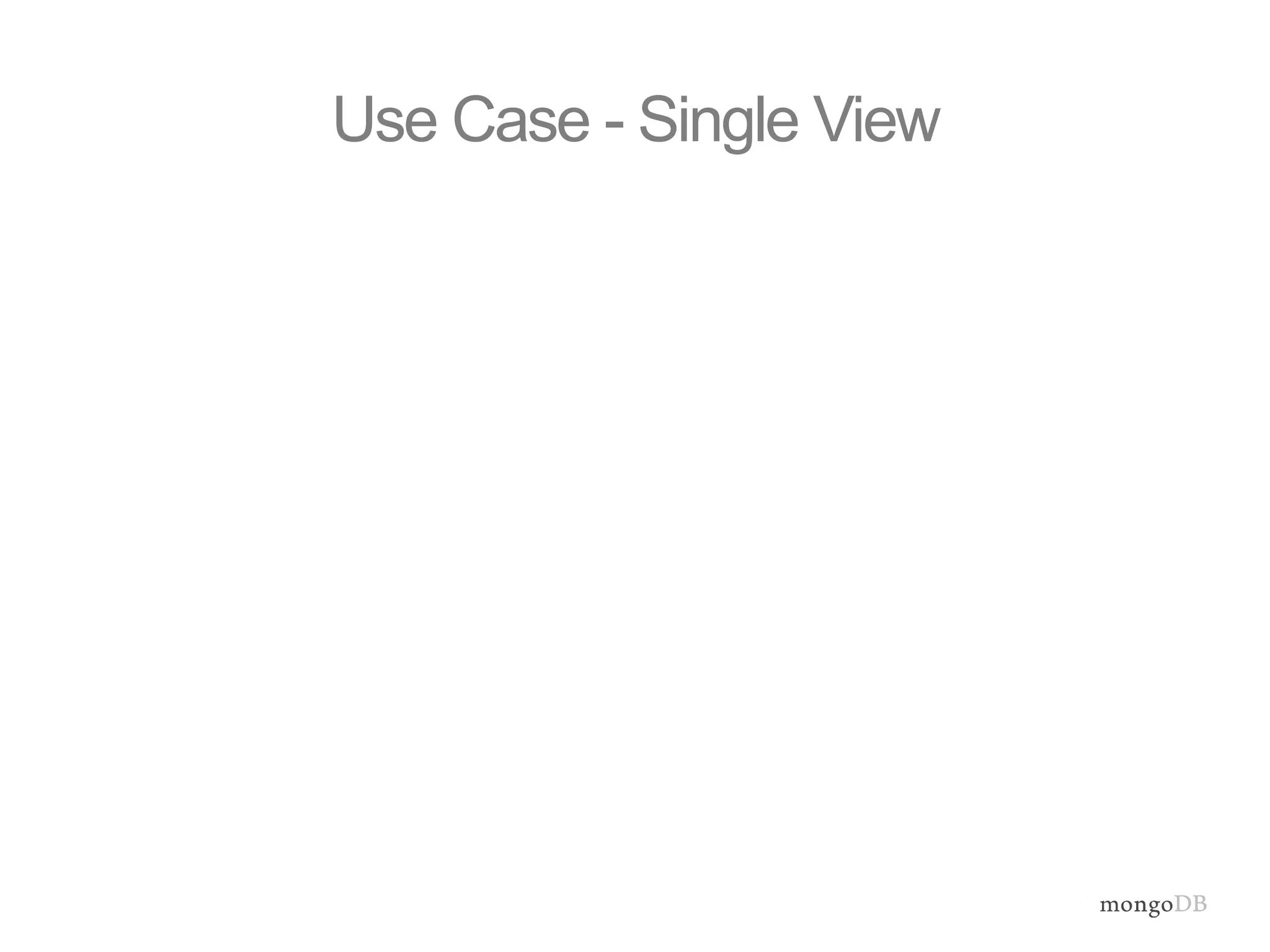 The Right (and Wrong) Use Cases for MongoDB | PPT