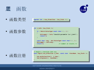Use Lua For Configuration | PPT | Programming Languages | Computing