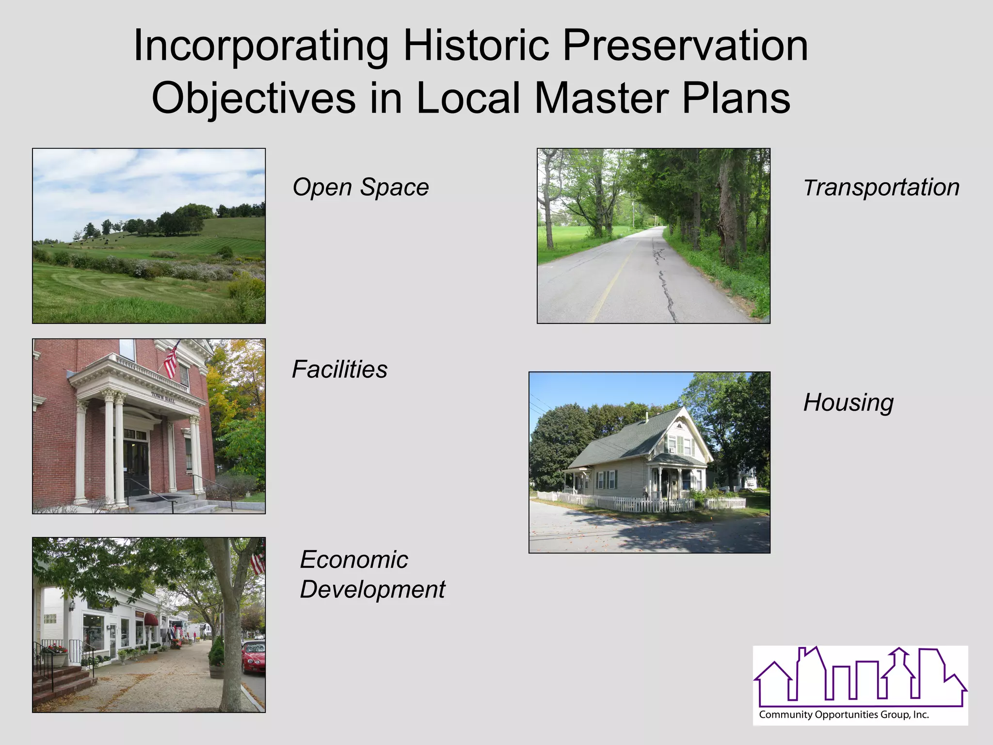Planning & Historic Preservation: How Can Planners and Preservationists ...