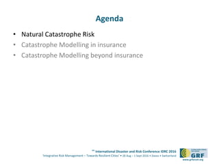 Use of Catastrophe Modelling Data to Help Earthquake Risk Assessment ...