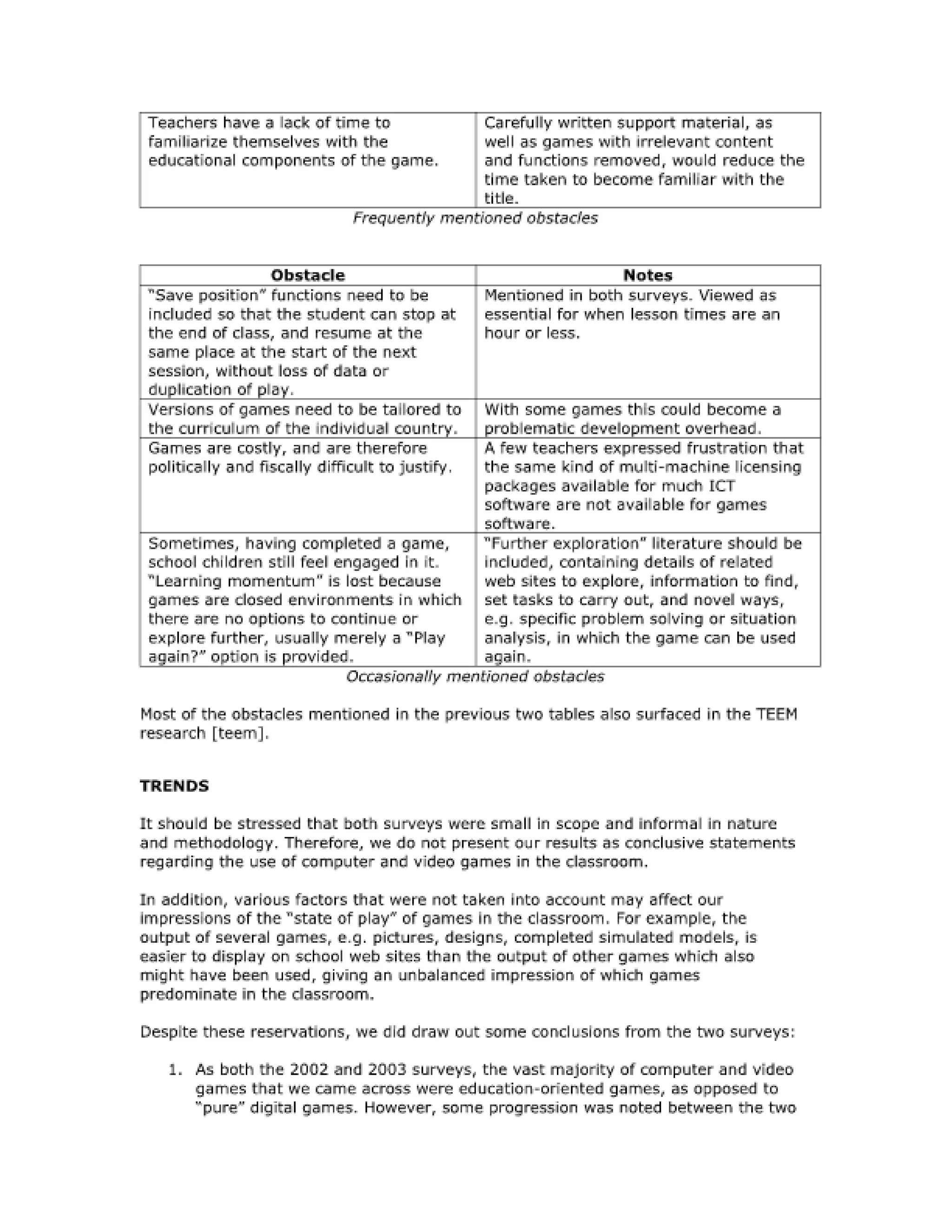 Use of Computer and Video Games in the Classroom | PDF