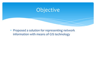 Use of GIS technology to improve QOS in computer networks | PPT