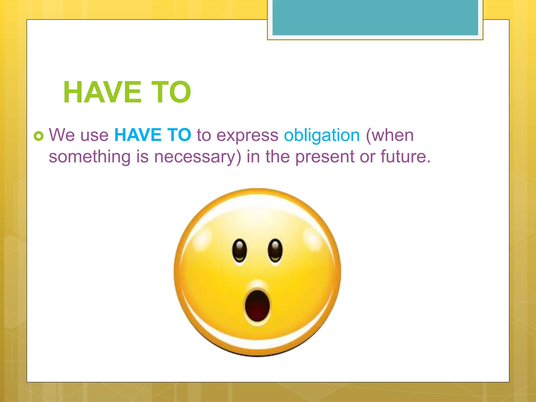 use-of-have-to-activities - an interactive presentation | PPT