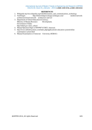 USE OF ICT IN EDUCATION ONLINE COMPUTER BASED TEST | PDF | Internet ...