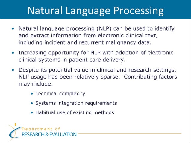 Use of SAS Based Natural Language Processing to Identify Incident and ...