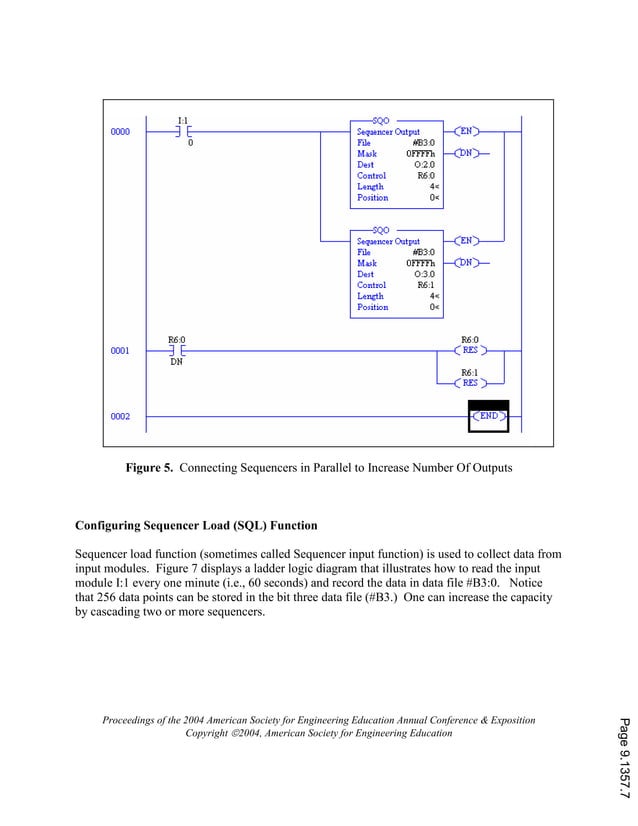 PLC: Uso de funciones de secuenciador SQO en control industrial | PDF ...