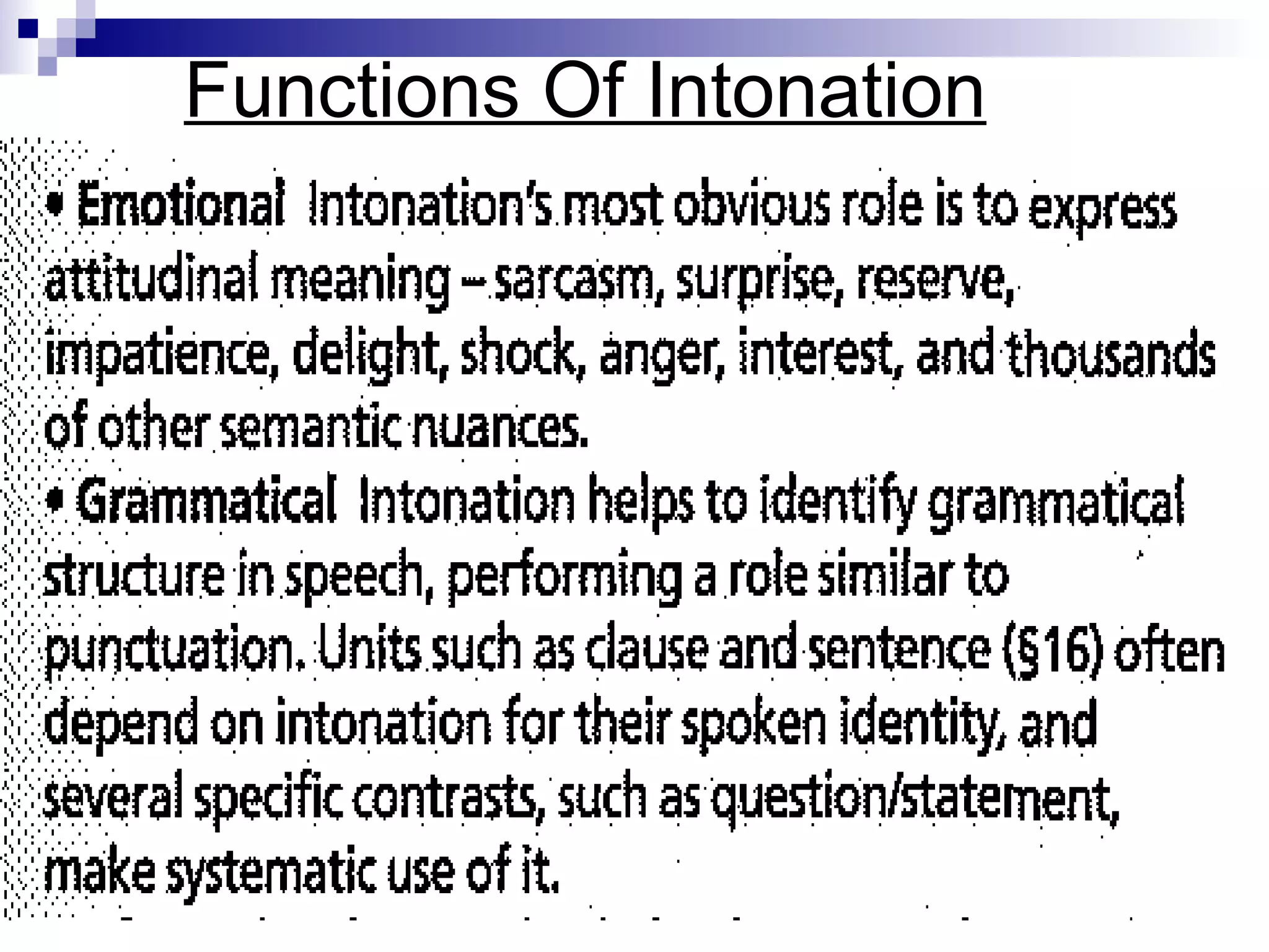 Use Of Stress And Intonation In Newspaper Headings | PPT