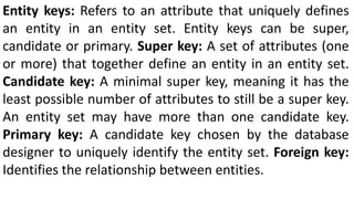Use analyzed requirements in the design of database.pptx