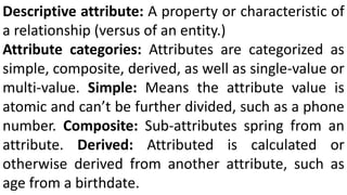 Use analyzed requirements in the design of database.pptx