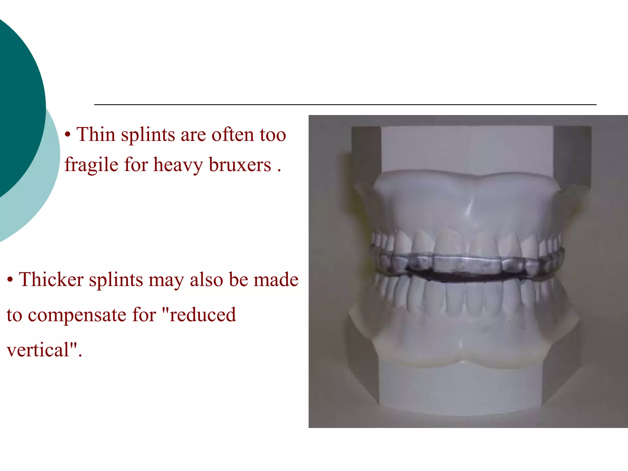 Use and abuse of bite splint. | PPT