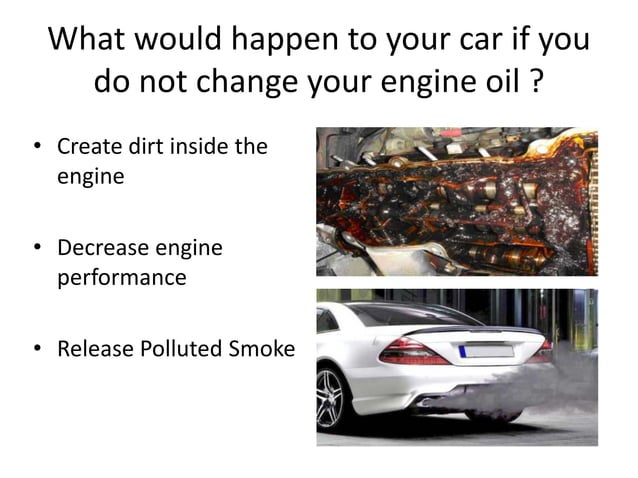 procedure for changing oil and apply lubricant | PPTX