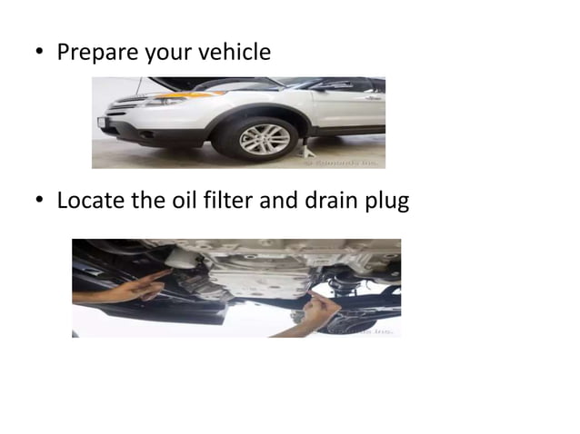 procedure for changing oil and apply lubricant | PPTX