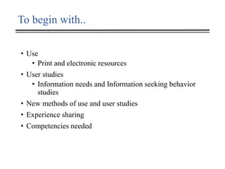 Use and user study | PPTX
