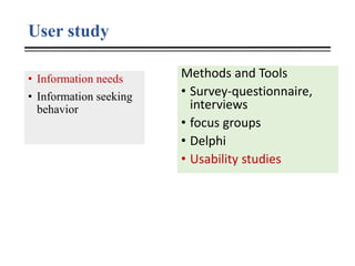 Use and user study | PPTX
