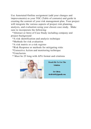 Use Annotated Outline assignment (add your changes and improvements).docx