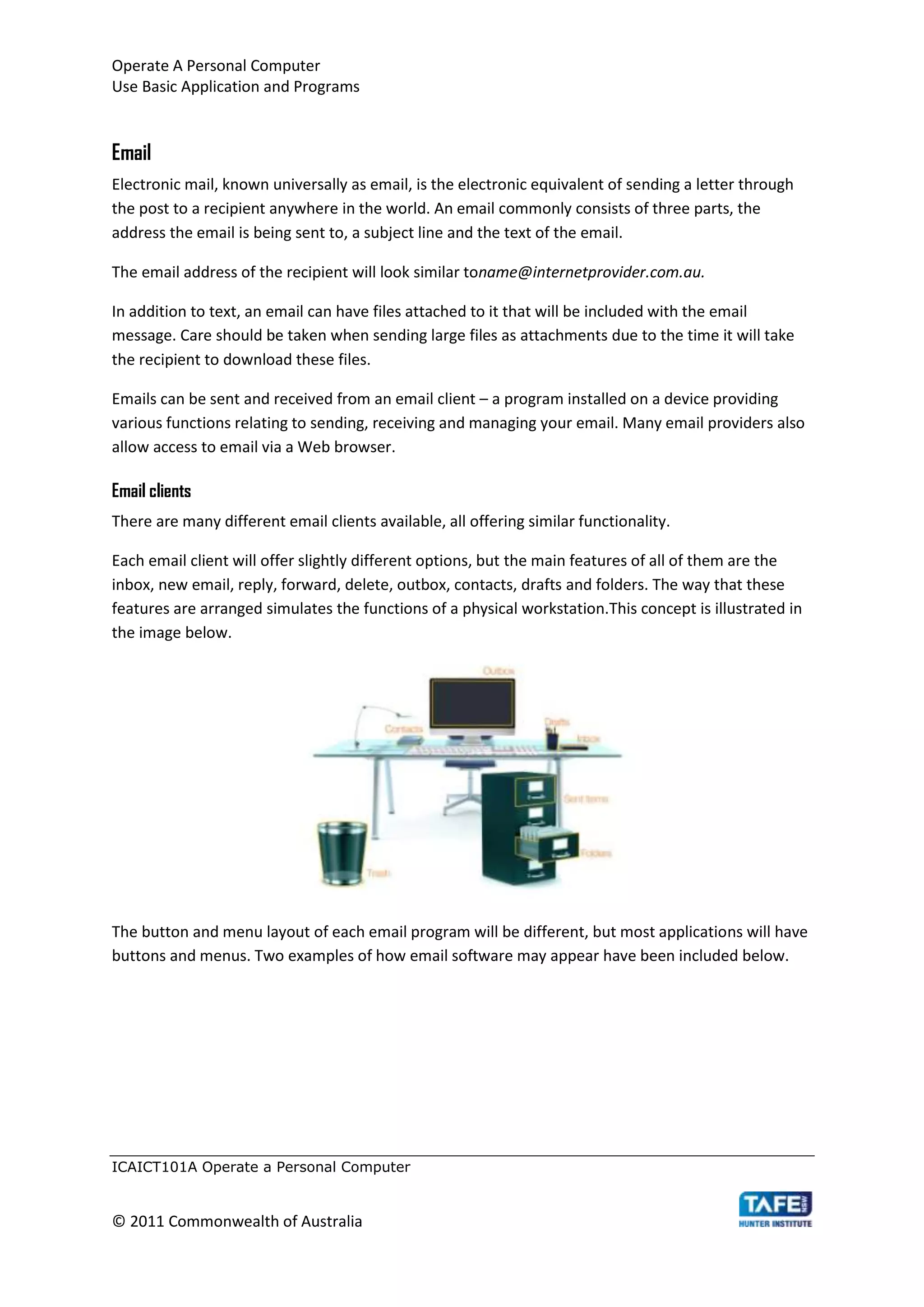 Use basic applications and programs | PDF