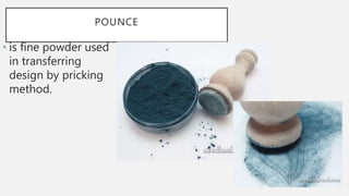 Use basic tools in embroidery | PPTX