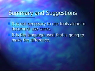 Use Case approach | PPT