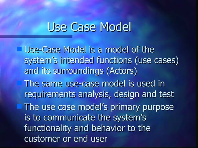 Use Case approach | PPT