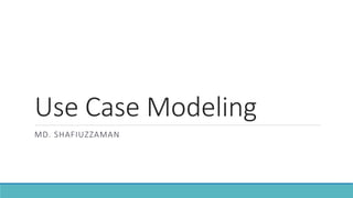 Use case Modeling | PPT