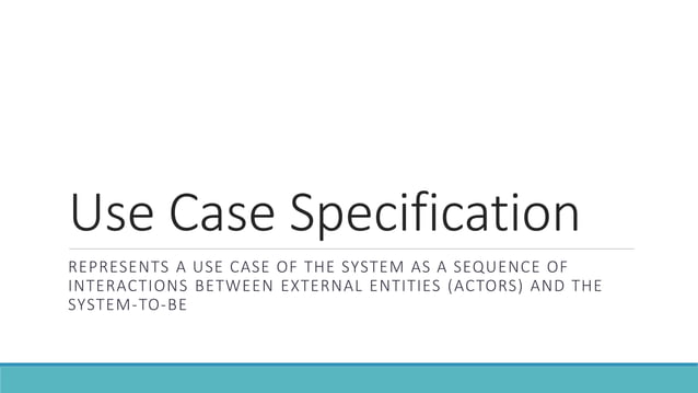 Use Case Modeling Ppt