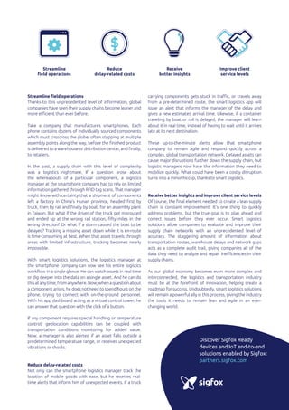 Smart logistics tracking is creating a leaner, more agile supply chain ...